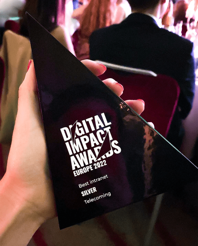 Telecoming acknowledged at the Digital Impact Awards 2022 | Telecoming ...